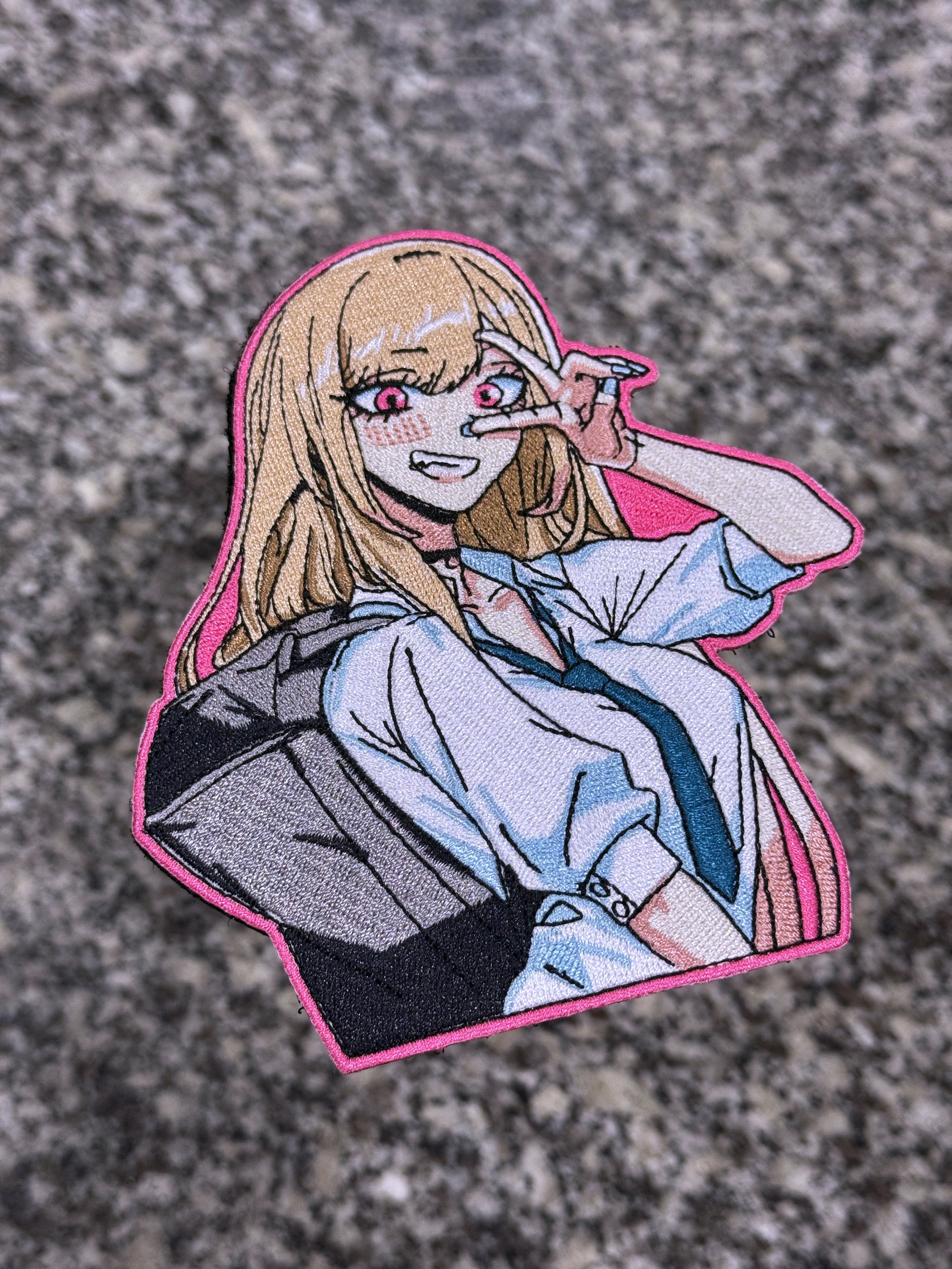 Waifu Anime Velcro Patches for bags, everyday carry, dash mats, cars ...