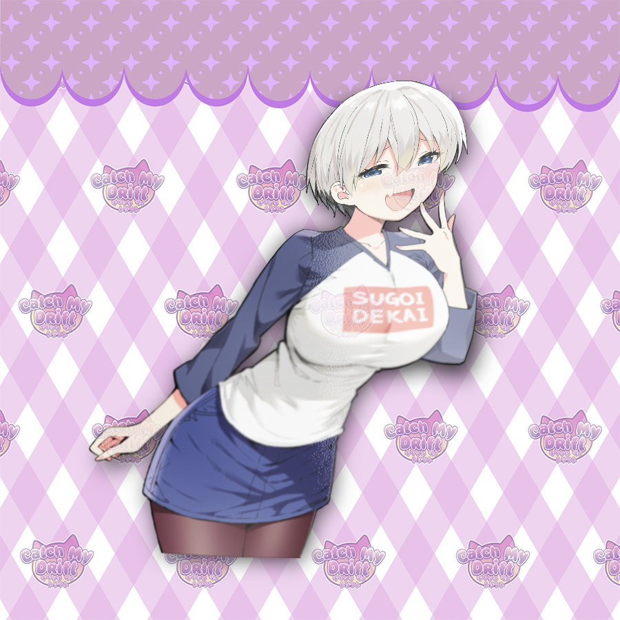 Waifu Anime Sticker Car Decal for Windows, Laptop, Phone Sticker ...